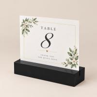 China Custom Acrylic Display Stands With Slot Card Holder Table Plexiglass Display For Wedding Restaurant Event for sale