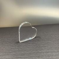 China Cloud Shaped Heart Shaped Square Printed Solid Acrylic Display Blocks Transparent for sale