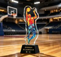 China Acrylic Award Trophies Featuring Logos And Photos Ideal For Employee Recognition Sports Events for sale