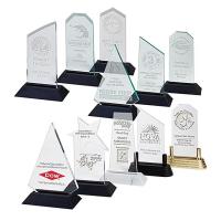China Custom Acrylic Awards Trophy Blank With / Without Base Plexiglass Awards for sale