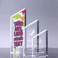 China Custom Acrylic Awards Trophy Blank With / Without Base Plexiglass Awards for sale
