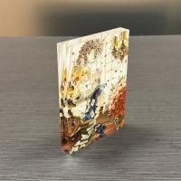 China 5x7 Inch Custom Acrylic Block UV Printing Clear Double Sided Acrylic Photo Block Plaque for sale