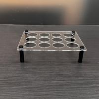 China 12 Slots Acrylic Coffee Pod Holder K Cup Display Rack For Kitchen Countertop Coffee Capsule Storage for sale