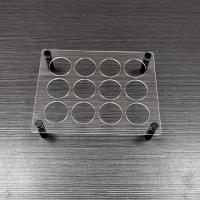 China 12 Slots Acrylic Coffee Pod Holder K Cup Display Rack For Kitchen Countertop Coffee Capsule Storage for sale