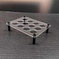China 12 Slots Acrylic Coffee Pod Holder K Cup Display Rack For Kitchen Countertop Coffee Capsule Storage for sale