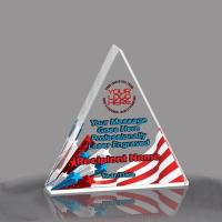 China Office Desk Business Gift Trophy Acrylic Award Customization Design for sale