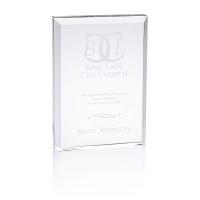 China Plexiglass Awards Acrylic Trophy Awards With/Without Stand Transparent for sale