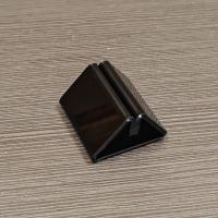 China Sign Card Black Acrylic Display Stands Tabletop Menu Holder For Restaurant Cafe Office Counter for sale