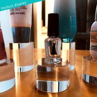 China Cylinder Round Solid Acrylic Display Cube Photo Props Transparent  Size 5