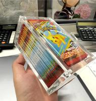 China Acrylic Magnetic Card Storage Case Dustproof Protective Display Box for Collectibles for sale
