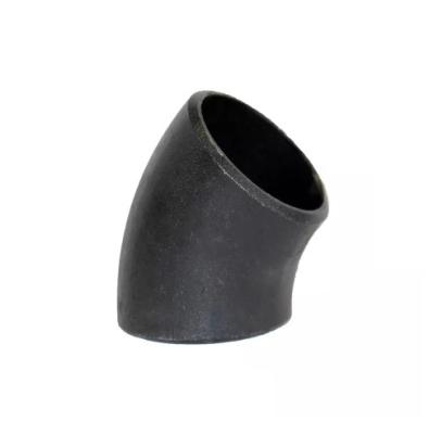 China Lr Carbon Steel Pipe Elbow Customized Size 45 Degree Astm B 16.9 for sale