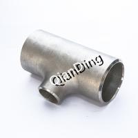 China Astm A182 F304 Stainless Steel Pipe Fittings Equal Or Reducing Tee Seamless for sale
