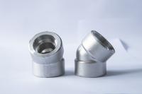 China Round Forged Pipe Fitting Elbows 316L Stainless Steel 90 Degree Elbow for sale