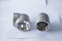 China Round Forged Pipe Fitting Elbows 316L Stainless Steel 90 Degree Elbow for sale