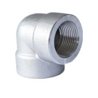 China Union Elbow 304 316 Stainless Steel Sanitary Pipe Fittings Threaded For Water Supply for sale