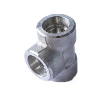 China Round SS304 Pipe Fitting Tees ASME B16.5 WP321 Equal Cross Tee for sale