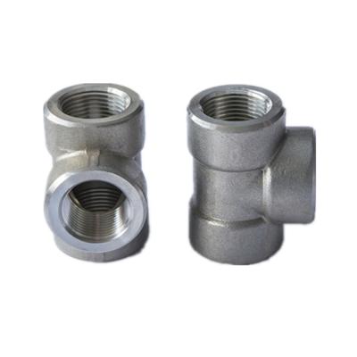 China Union Straight Threaded Pipe Fitting 304 316 Stainless Steel Forged Fittings for sale