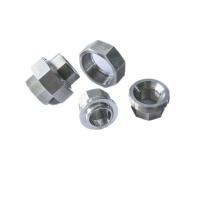 China BSP NPT Forged Hydraulic Pipe Fittings / Double Pipe Nipple Union Connector for sale
