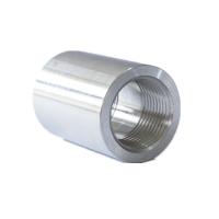 China Metal 316 Stainless Steel Pipe Compression Fittings Female Connector Coupling for sale