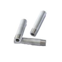 China Threaded Seamless Pipe Fittings Nipple Stainless Steel Multi Specification ASTM A403 for sale