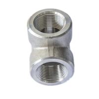 China Hot Dip Galvanized SS Threaded Pipe Tee Equal Diameter Customized for sale