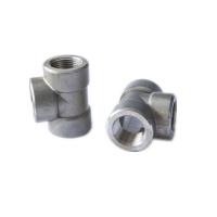 China Hot Dip Galvanized SS Threaded Pipe Tee Equal Diameter Customized for sale
