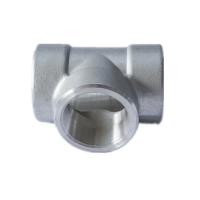 China Hot Dip Galvanized SS Threaded Pipe Tee Equal Diameter Customized for sale