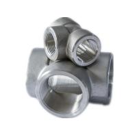 China Hot Dip Galvanized SS Threaded Pipe Tee Equal Diameter Customized for sale