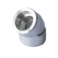 China Socket Welding 304 Stainless Steel 45 Degree Elbow For Water for sale