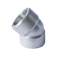 China Socket Welding 304 Stainless Steel 45 Degree Elbow For Water for sale