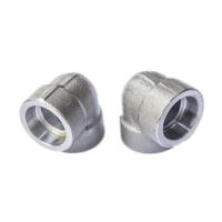 China A105 Forged Socket Weld Pipe Fittings Elbow Carbon Steel Customized Degree for sale