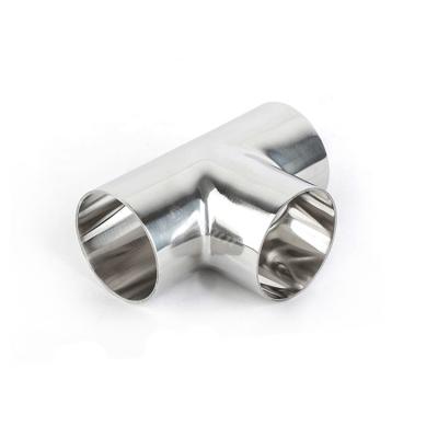 China CS Equal Tee Pipe Fittings SS304 316 Stainless Steel Female Tee for sale