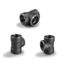China CS Equal Tee Pipe Fittings SS304 316 Stainless Steel Female Tee for sale