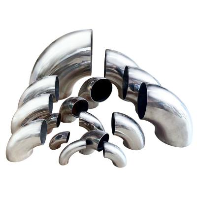 China Butt Welding Stainless Steel Pipe Fittings 316L 90 Degree Elbow for sale