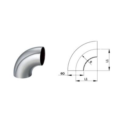China 180 Degree Stainless Steel Pipe Fittings Elbow 316L Gray Forged for sale