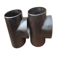 China Butt Weld Carbon Steel Reducing Tee Seamless SCH 40 DN50 ASTM A234 WPB for sale