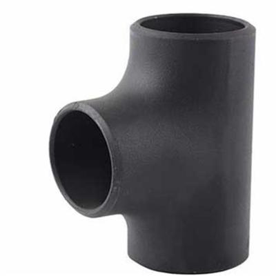 China Seamless Carbon Steel Pipe Tee Smooth Butt Weld Three Way Tee for sale