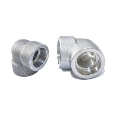 China Round 304 Stainless Steel 90 Degree Elbow Forged SS Pipe Elbow for sale