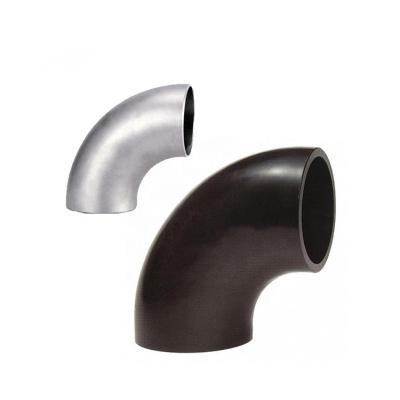 China Round Carbon Steel Butt Welding Fittings Forged ASTM A234 WPB Seamless Elbow Fittings for sale