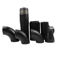 China Round Carbon Steel Butt Welding Fittings Forged ASTM A234 WPB Seamless Elbow Fittings for sale