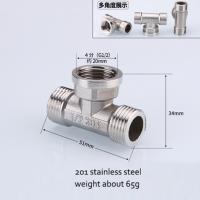 China 1/2 Inch 304 201 Stainless Steel Threaded Pipe Nipple for sale