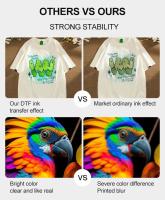 China 500ML 1000ML Factory Price Universal Color Heat Transfer Pigment Printing DTF Ink for DTF Printers for sale