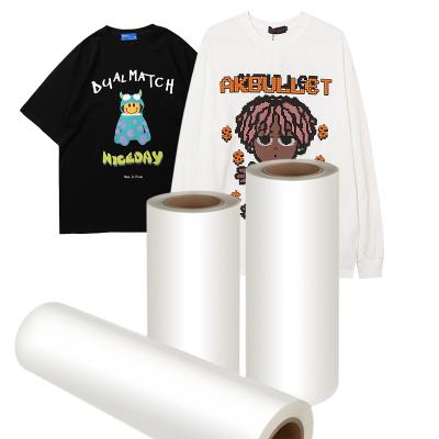 China KECAI Hot Peel Cold Peel Double Single Side Printing 75 Micron 30cm*100m DTF PET Film Roll for Heat Transfer Printer for sale