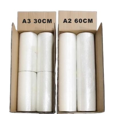 China KECAI DTF Film Heat Transfer Printing PET Film Roll 30cm Hot Peel Inkjet Printer PET Transfer DTF Film for sale