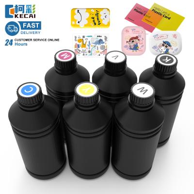 China 500ml/1000ml Soft/Hard Led ECO-UV High Quality Fast Dry UV Ink for XP600 UV Flatbed Printer for sale