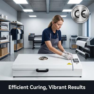 China KECAI Factory Direct A3 Dtf Oven Desktop Pet Film Powder Dryer Heating Curing Machine for T Shirt Heat Transfer Cloth Printing for sale