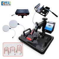 China KECAI 8 in 1 Combo Multifunction Heat Press Machine for Printing Machine T-Shirt Hat Mug Plate New Condition for sale