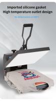 China 40*60cm T Shirt Heat Press Machine for Heat Transfer Printing on Clothes for sale