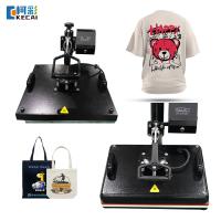 China KECAI Manual 29*38 / 38*38cm 8 in 1 Combo Heat Transfer Printing Machine Slide Rail Heat Press Sublimation Machines for sale