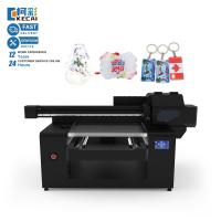 China KECAI High Precision Double Epson XP600 Head A2 5060 UV Flatbed Printer for Varnish 3D Embossed Rotary Bottle Phone Case for sale
